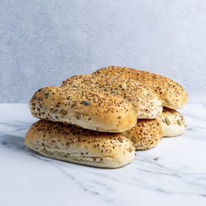 6 Seeded Sub Rolls - Warings Bakery